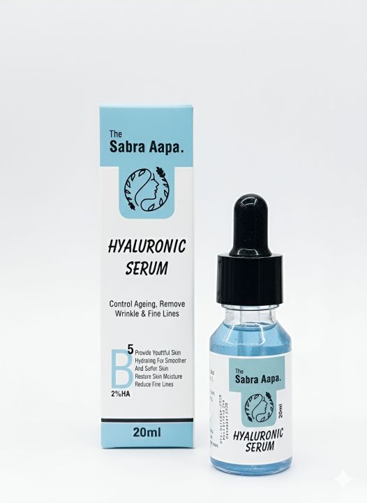 The Sabra Aapa Hyaluronic Serum 2% – Deep Hydration & Anti-Aging Face ...