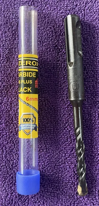 Hilti Machine Drill Bit 6mm x 4inches black zerox plus 6mm warma | Daraz.pk