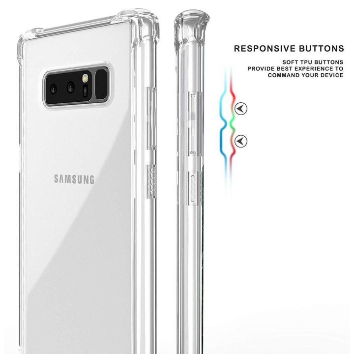 Samsung Galaxy Note 8 Back Cover Case Shockproof Soft TPU Case Latest ...