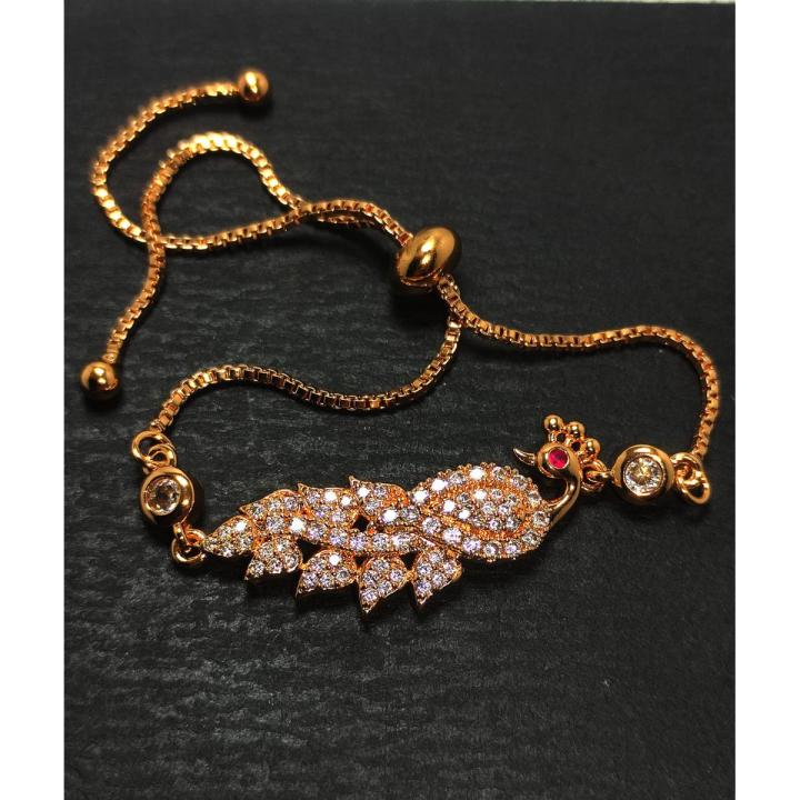 Bracelet for Girls | Gold Plated 1k | Peacock Bracelet | Bangles ...