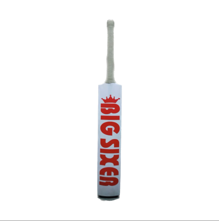 Big Sixer - Half Cane - White Bat Red Reflector - Tape Ball Bat | Daraz.pk