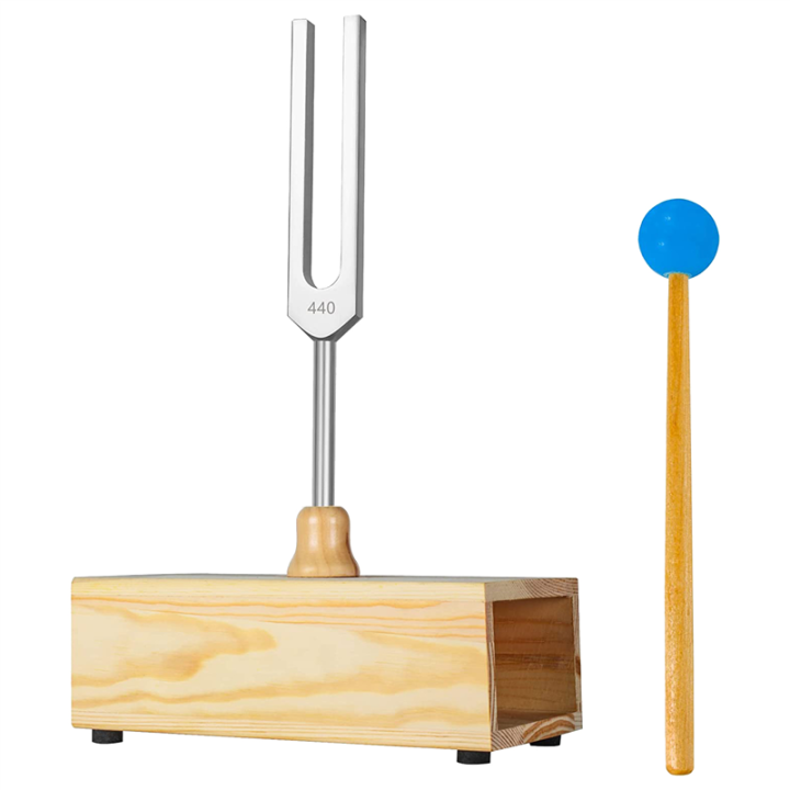 440HZ Tuning Fork,Tuning Fork Resonance Box,for Sound Therapy, Yoga ...