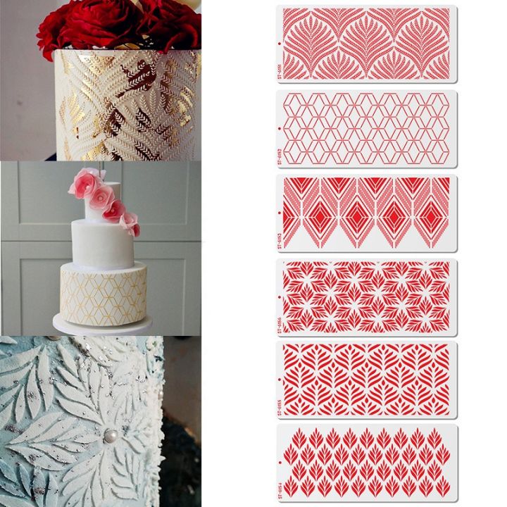 Cake Stencil Wheat Spike Pattern Cake Decorating Tool Plastic Lace Cake ...