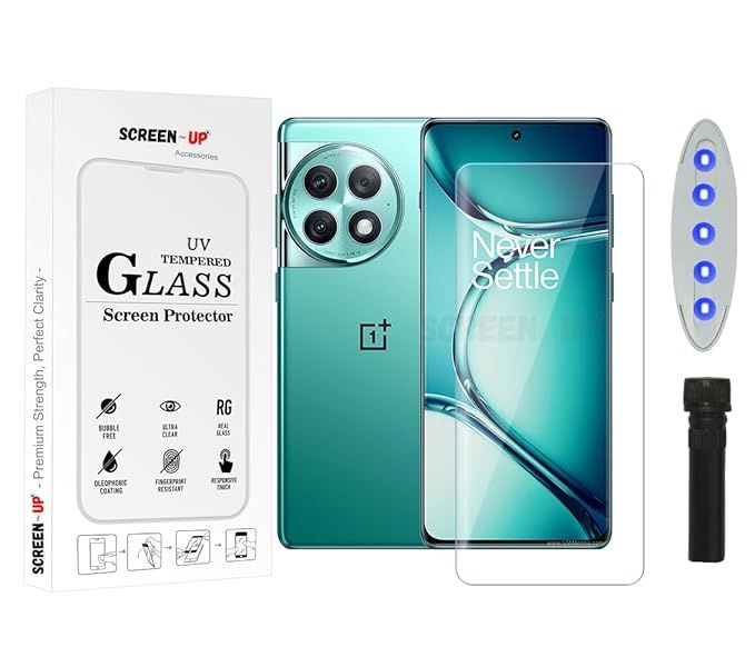 OnePlus Ace 2 Pro Uv Temper Glass Screen Protector jell Tempered Full ...