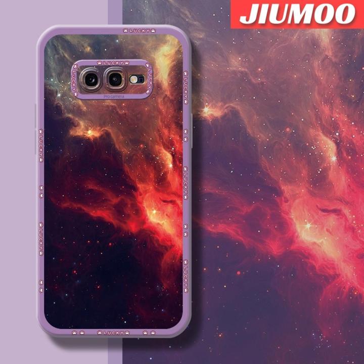 JIUMOO Case For Samsung S10e Case Fashion Cool Sunset Glow Thin ...