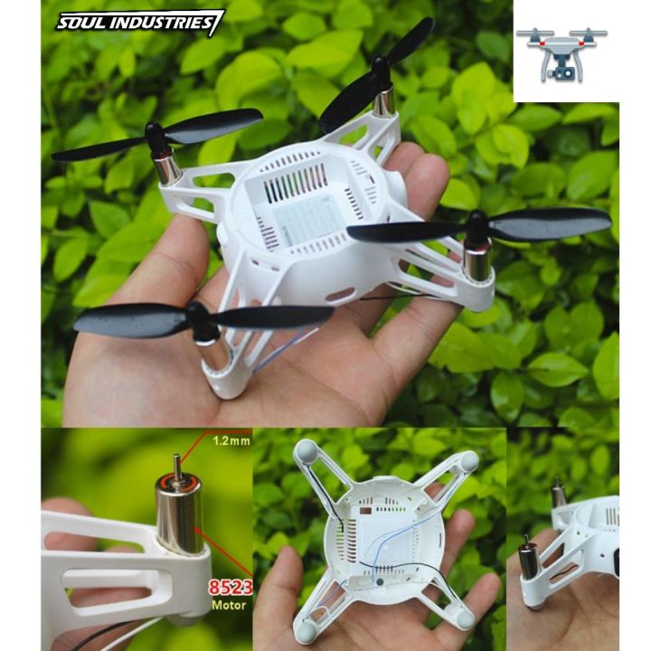 quadcopter drone rack chassis frame with motors propellers blade four ...