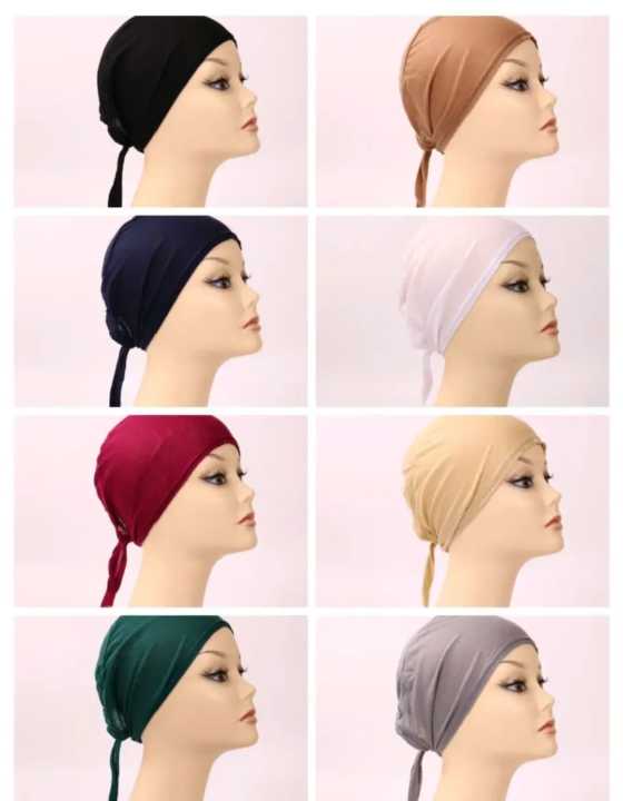 Pack of 1 inner Tie back Hijab Caps/Inner Hijab Cap/Inner Caps/Inner ...
