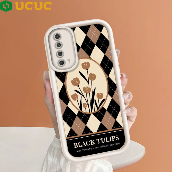 UCUC for Huawei Y7A Y9 2019 Y9 Prime 2019 Back Cover Retro Tulip Ladder ...
