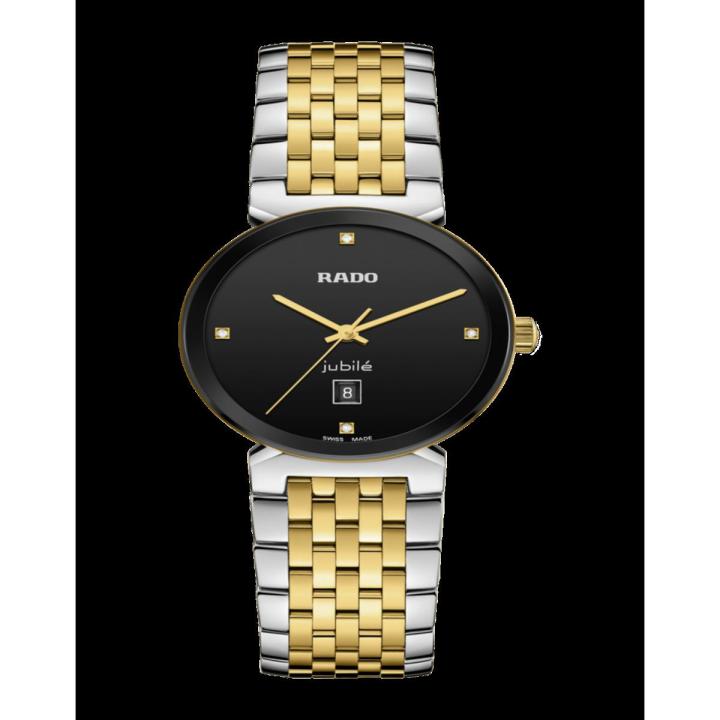 NEW RADO FLORENCE CLASSIC BLACK DIAL WITH DIAMONDS WOMEN'S WATCH - 079. ...