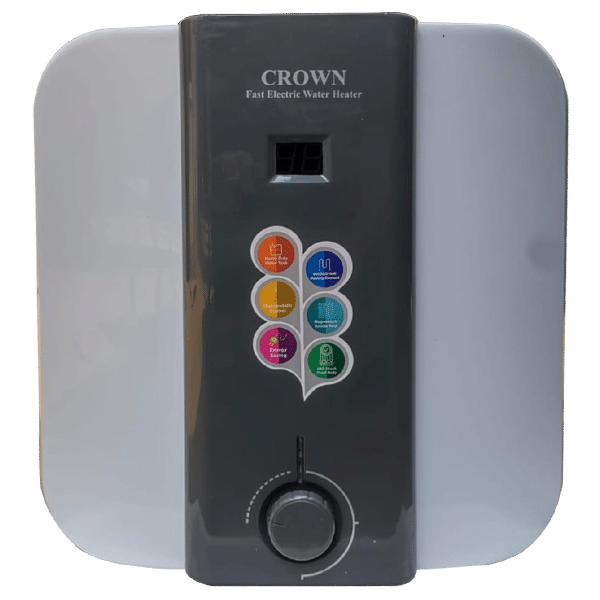 Crown EG-15L(D) Electric Geyser – 15 Litre Digital Water Heater with ...