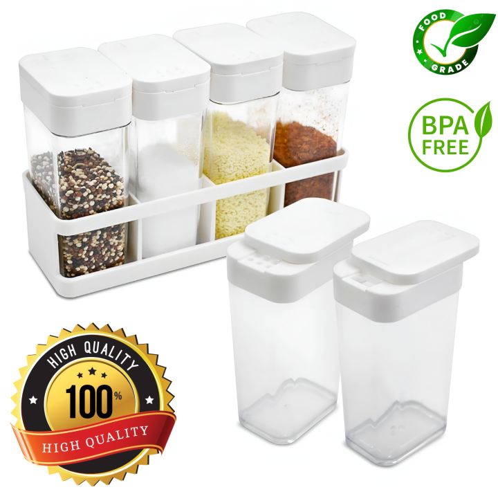 4 in 1 Spice Jar, Multi Spice Container, Seasoning Containers, Spice ...