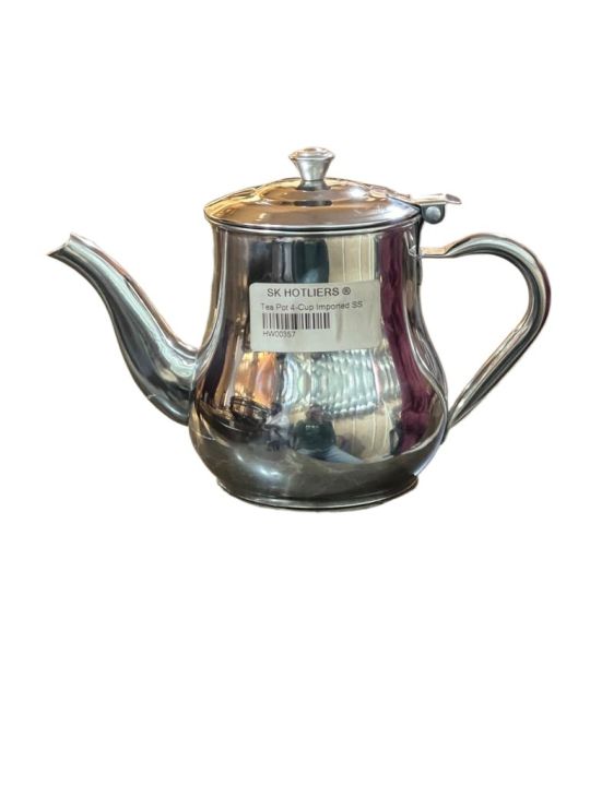 TEA POT 4-CUPS SERVING Stainless Steel | Daraz.pk
