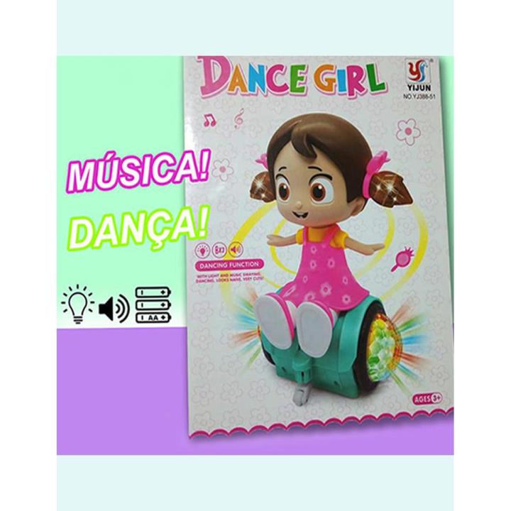 Dance Girl Toy with 3D Lights and Music, Dancing Rotating Musical ...