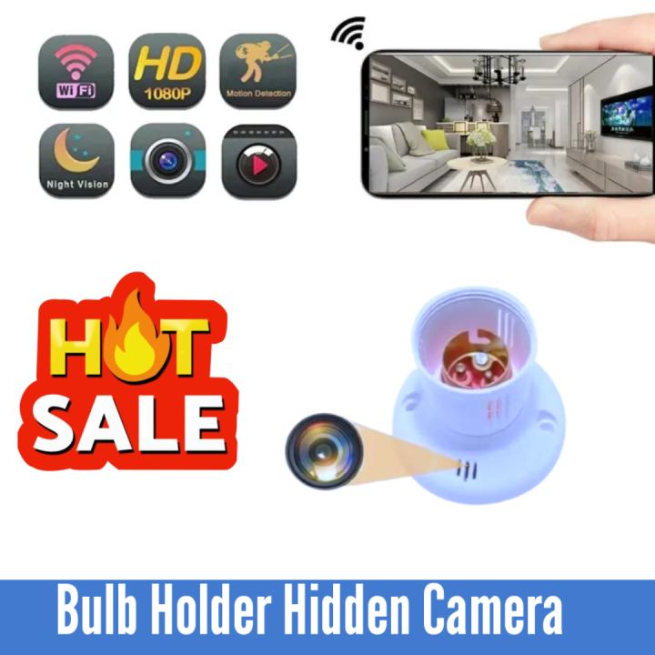 bulb holder bulb holder Camera Wireless 1080P Surveillance Security ...