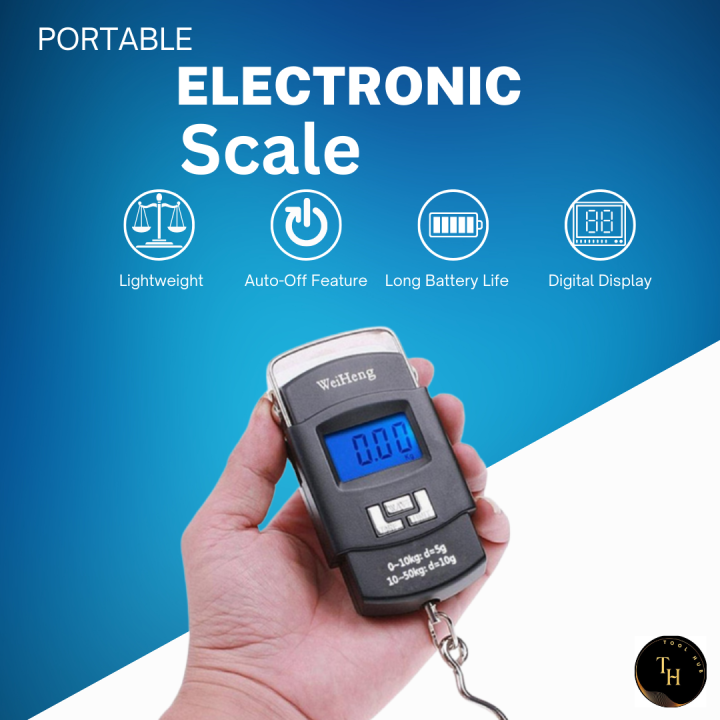 Electronic Portables Fishing Scales 1g to 50kg by tool hub,Digital ...