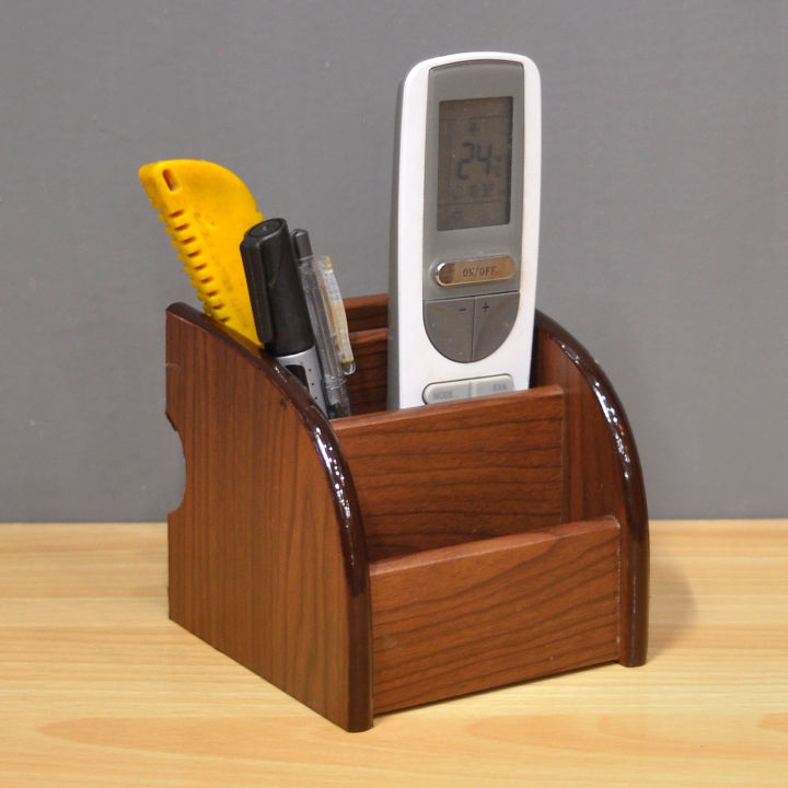 Visiting Card Stand - Wooden - Brown | Daraz.pk