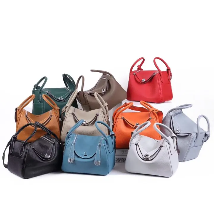 Cow Leather Lady Lindi Bag Brand Shoulder Messenger Bag Luxury Handbags ...