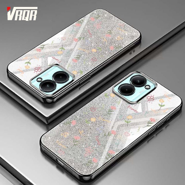 VRQR Soft Plating Phone Case For OPPO Realme C33 Back Cover Beautiful ...