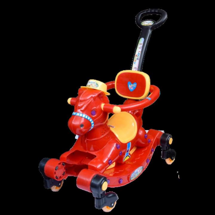 Baby Rocking & Riding Horse , Push Cart 100% Premium Plastic Quality ...