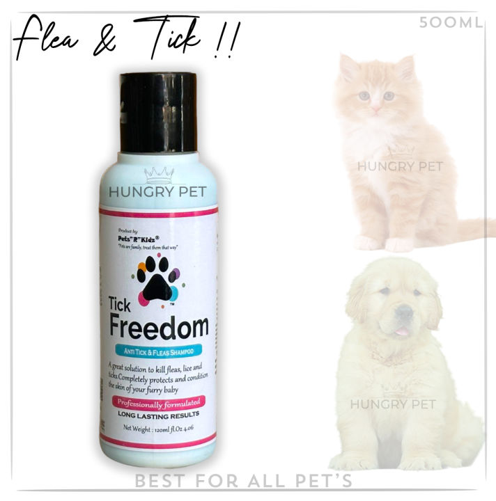 Tick Freedom !! Shampoo Tick & Flea – For Cat & Dog || 500 ml | Daraz.pk