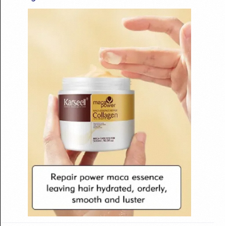 karseel Hair treatment Collagen hair cream argan oil hair mask 500ml ...