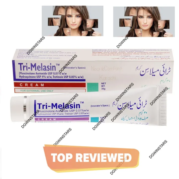 Tri-Melasin Cream 30g Fluocinolone, Hydroquinone, and Tretinoin Cream ...