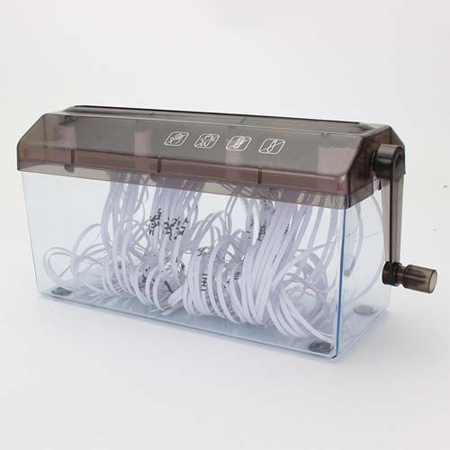 New Manual Handheld Paper Shredder Document Sheet Handmade Straight ...