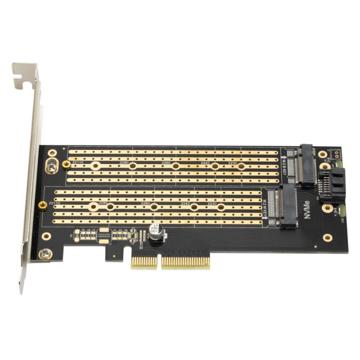 Etic PCI-E to nvme m.2 interface M B key hard disk adapter ngff solid ...