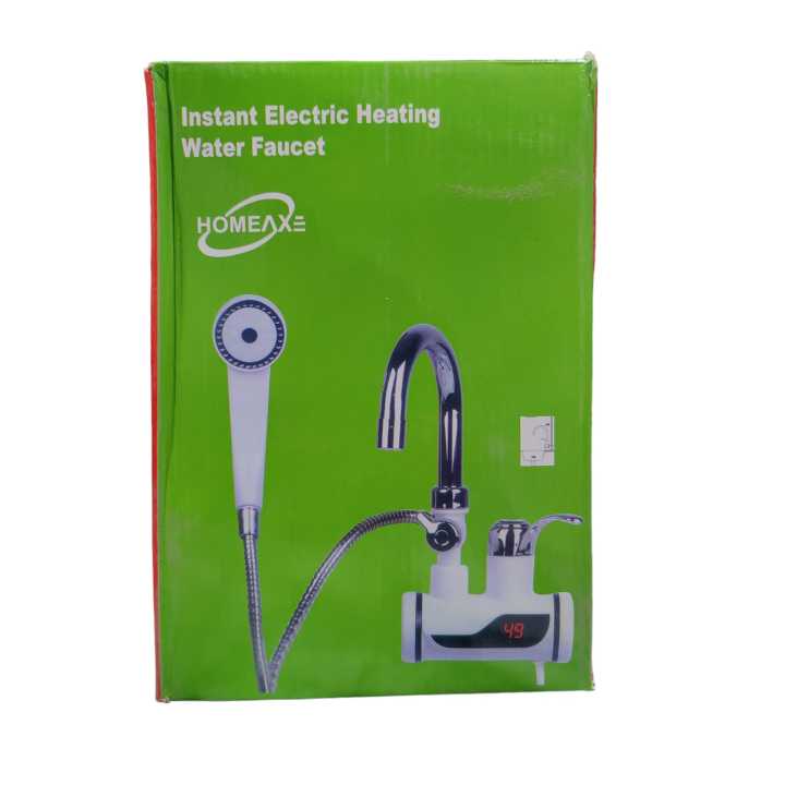 Instant Electric Heating Water Faucet Tap with Shower Heater 3000 watts ...