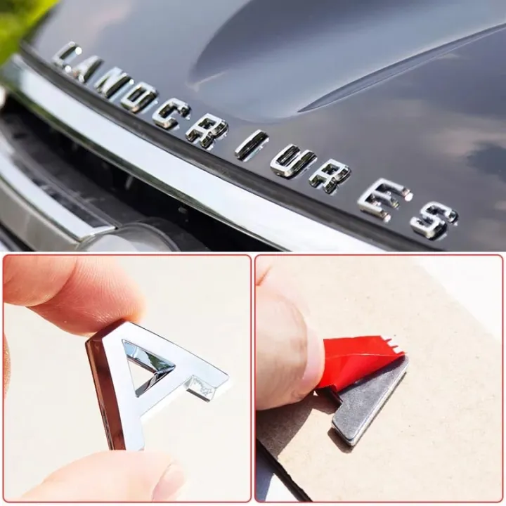 Toyota Land Cruiser Words Alphabet Letters Bonnet / Hood Logo / Emblem ...