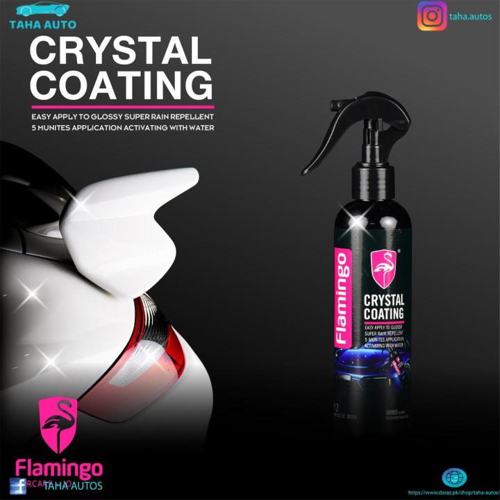 Flamingo Crystal Coating High Gloss Shine Liquid Spray Polish - 250ml ...