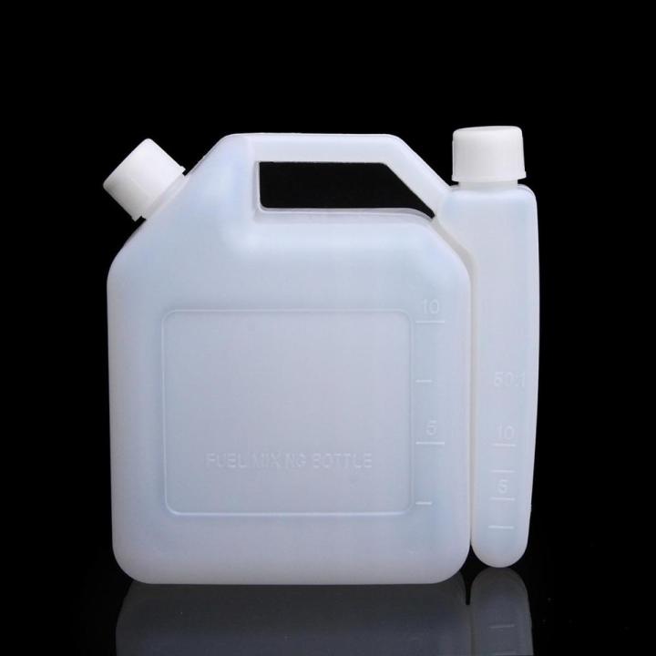 1 Litre 2-Stroke Oil Petrol Sports Fuel Mixing Bottle Tank For Chainsaw ...
