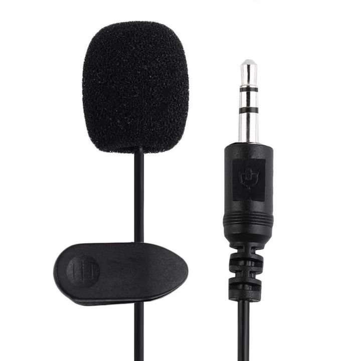Mini Studio Lound Speaker Clip Microphone Amplifier Collar Clip Wired ...