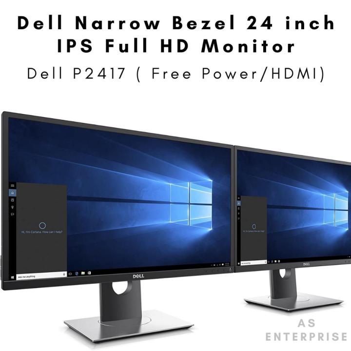 Narrow Bezel Professional P2417H 24 inch LED" FHD 1080p Screen LED-Lit ...