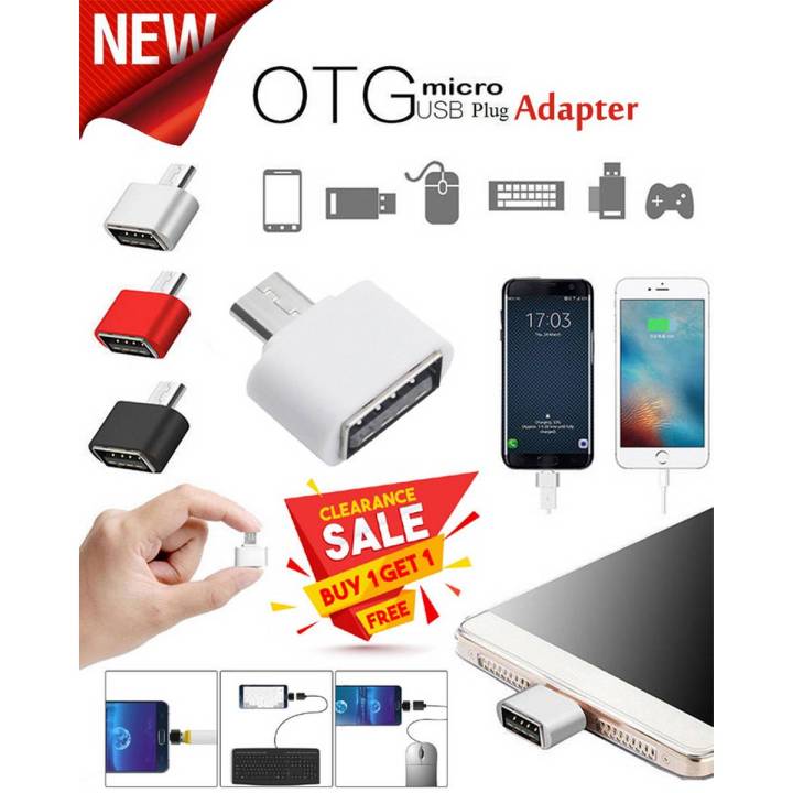 Buy 1 Get 1 Free - USB to 2.0 OTG Converter for Android phone & Tablet ...