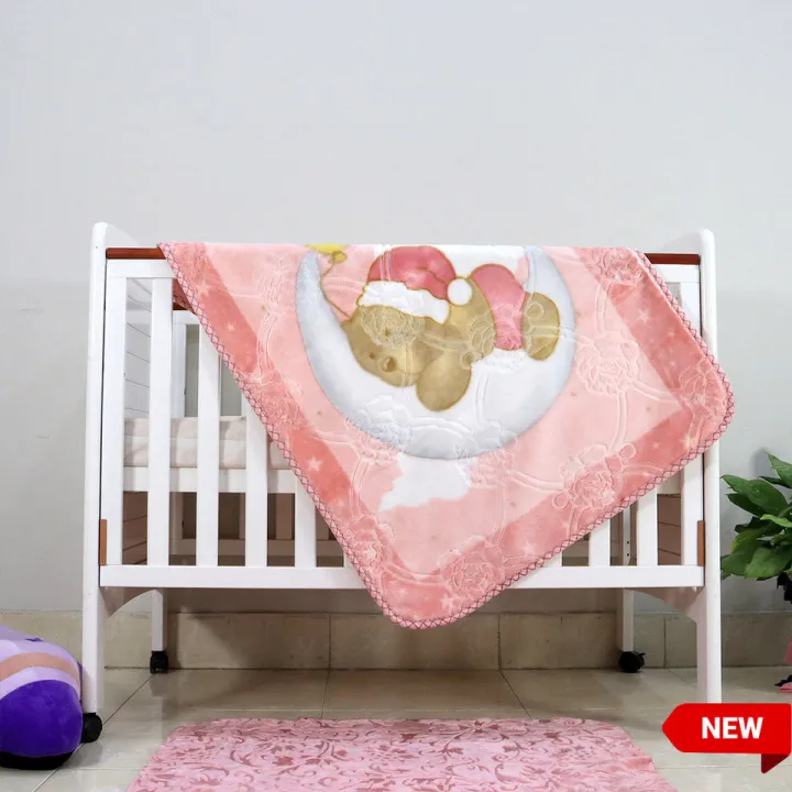 Kitten Cot Cloudy Baby Blanket Berry Bliss | Daraz.pk
