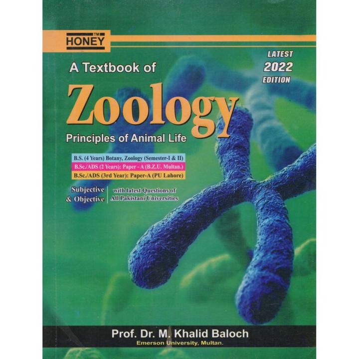 Honey A Textbook of Zoology Principles of Animal Life By Dr Khalid ...