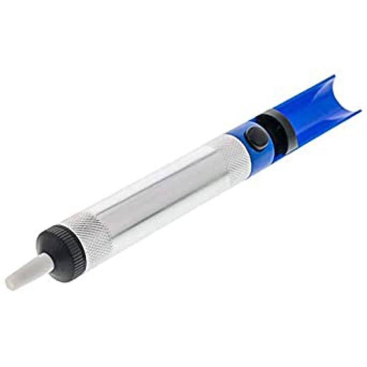 Aluminium Solder Desoldering Pump Tool Removal Device Blue Vacuum ...