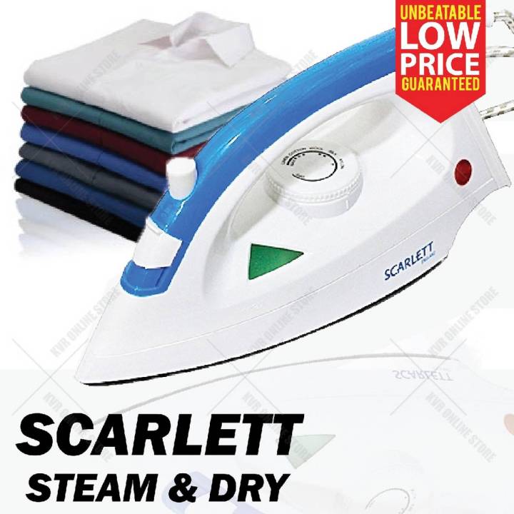 Scarlet Steam Iron - Blue & White Scarlet Steam Iron - Blue & White ...