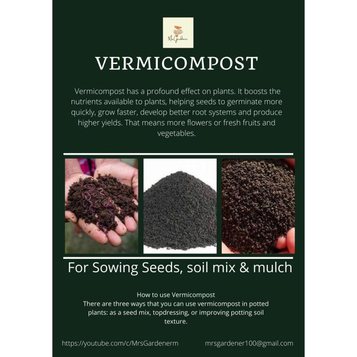 1 KG BAG Of VERMICOMPOST - Best For Plants | Daraz.pk