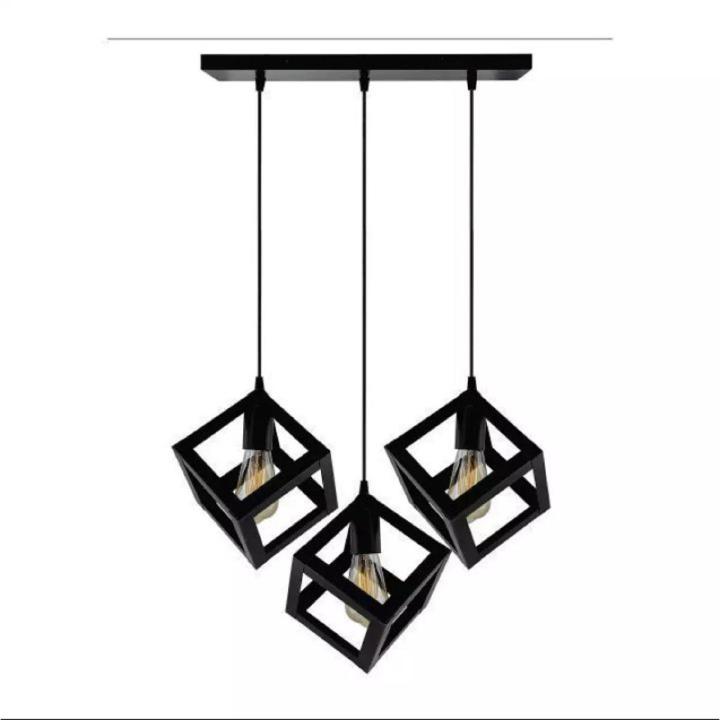 New 3in1 rectangular base square cube hanging light/ Ceiling light ...