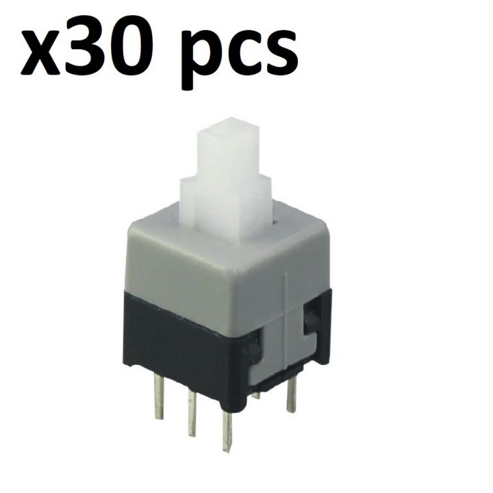 Push Buttons Latch DPDT 6 Pin Switches 8×8x16mm | Daraz.pk