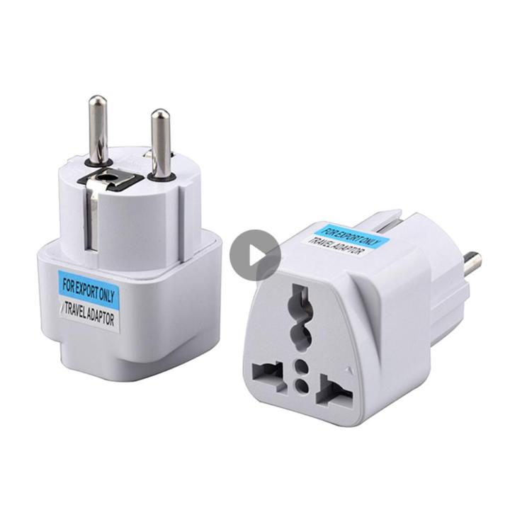 【HOT】 EU Travel Adapter EU Plug Adapter Universal Multifunction EU ...