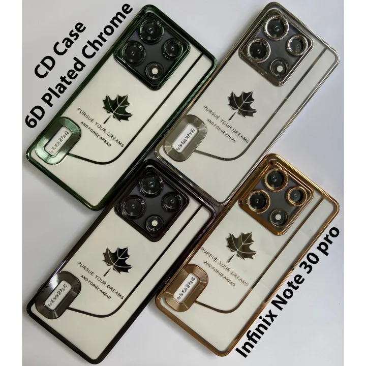 Infinix Note 30 Pro - High-Quality Transparent TPU CD Case with 6D ...