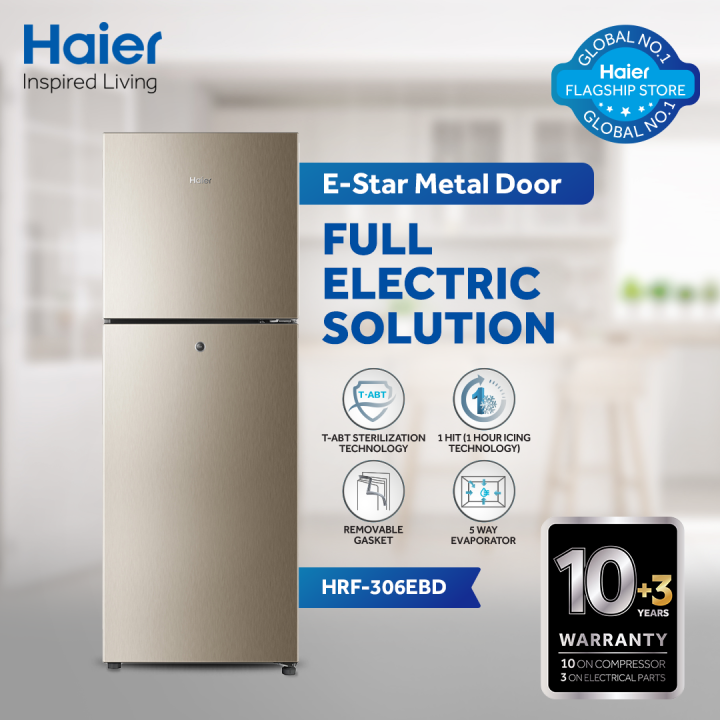 Haier 11 Cu Ft / E-Star Series / HRF-306 EBD (Deepest Freeze + Direct ...