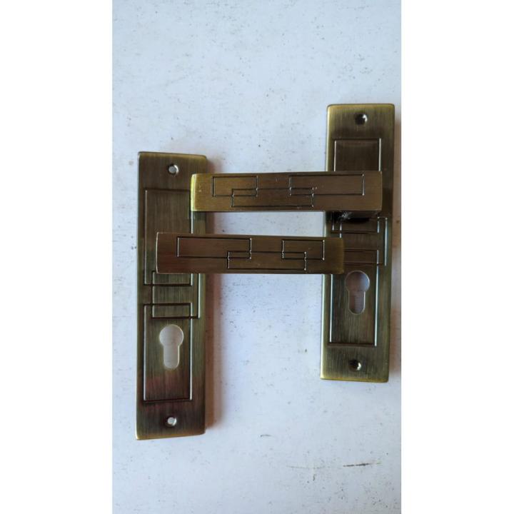 Door Handle Lock (Zinc) 690-AB | Daraz.pk