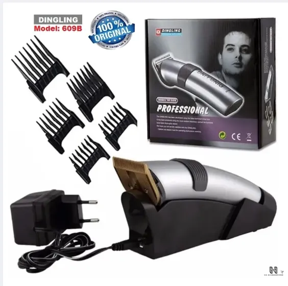 DINGLING RF-609 Hair Trimmer Clipper and Grooming Kit - Rechargeable ...