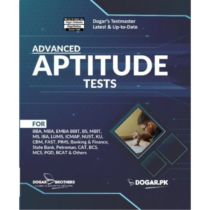 Advanced Aptitude Tests By | DOGAR'S BRKOTHERS | | Daraz.pk