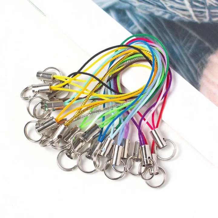Lanyard bundle Double Ring Mobile Phone Strap Strings Threads Cords Key ...