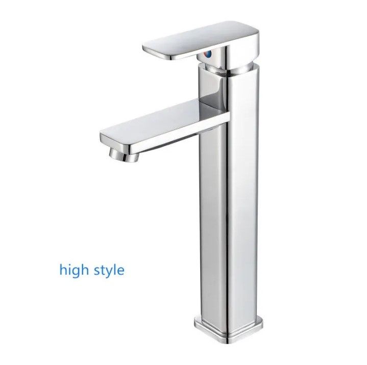 30cm Bathroom Faucet – Counter Basin & Wash Basin Tall Copper Core Tap ...